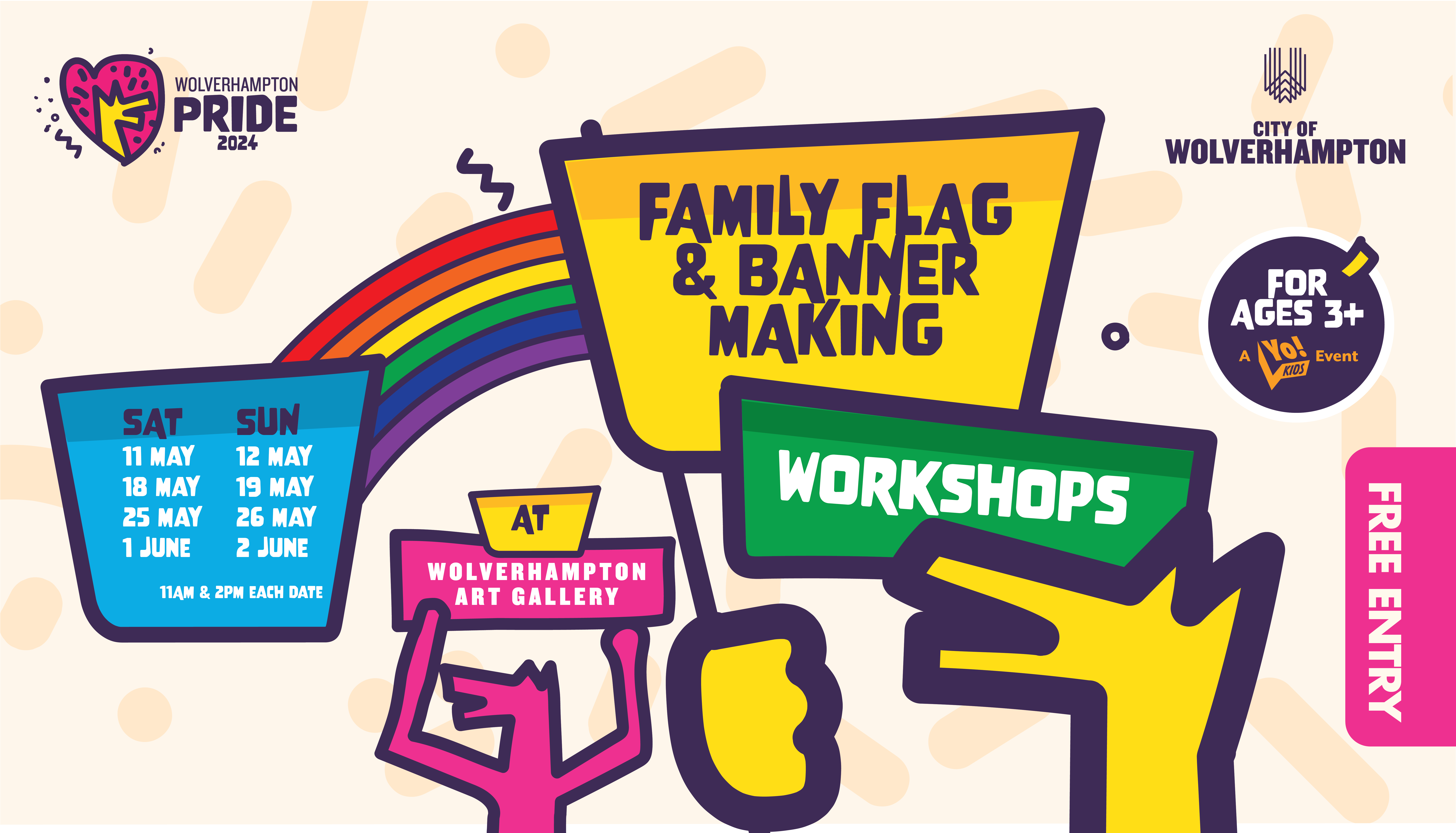 Wolverhampton Homes | Come together to celebrate Wolverhampton PRIDE at Wolverhampton Art Gallery